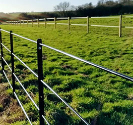 Traditional Solid Steel Estate Fencing