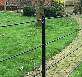 Traditional Solid Steel Estate Fencing